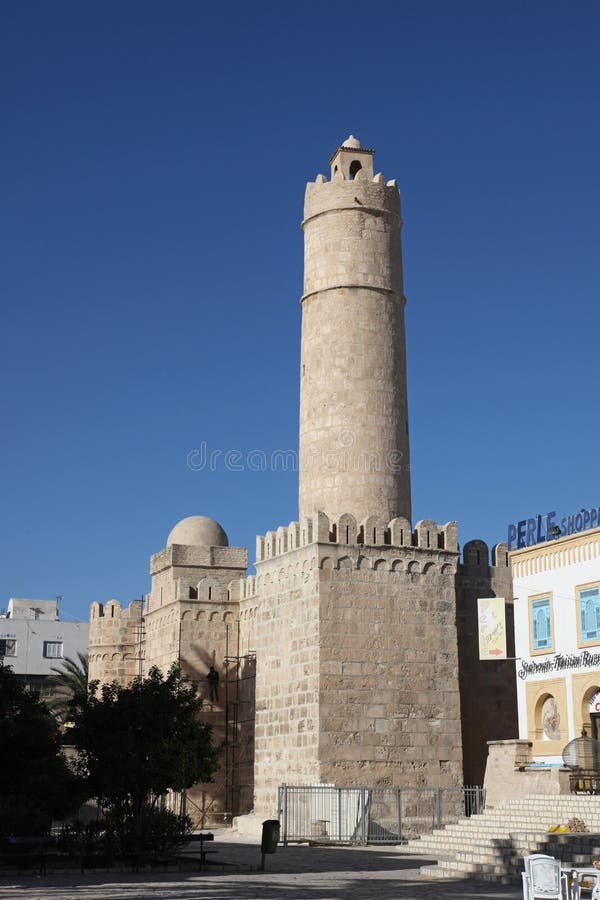 Ribat in Sousse, Tunisia editorial image. Image of mosque - 91097985