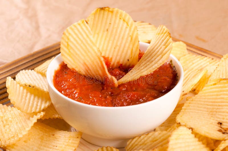 Ribbed chips stock image. Image of crunchy, closeup, life - 29560641