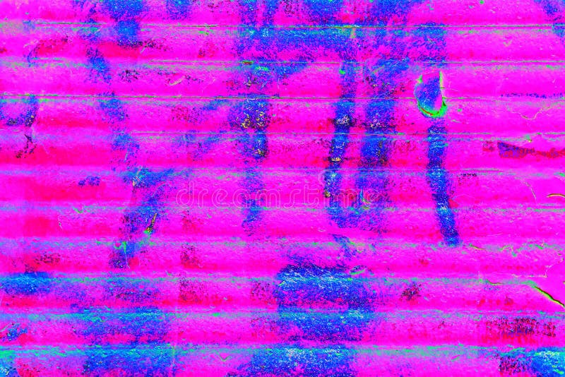 Ribbed Surface with Peeling Paint As a Background, Changed Color Scheme ...