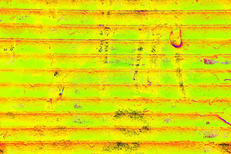 Ribbed Surface with Peeling Paint As a Background, Changed Color Scheme ...