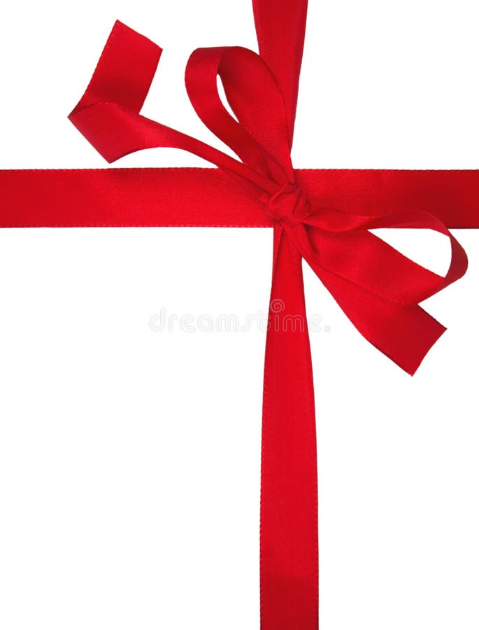 Red Ribbon Multiple loops stock image. Image of saturated - 2279385