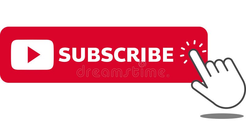 The Subscribe Button on Youtube Stock Illustration - Illustration of social, concept: 315988365