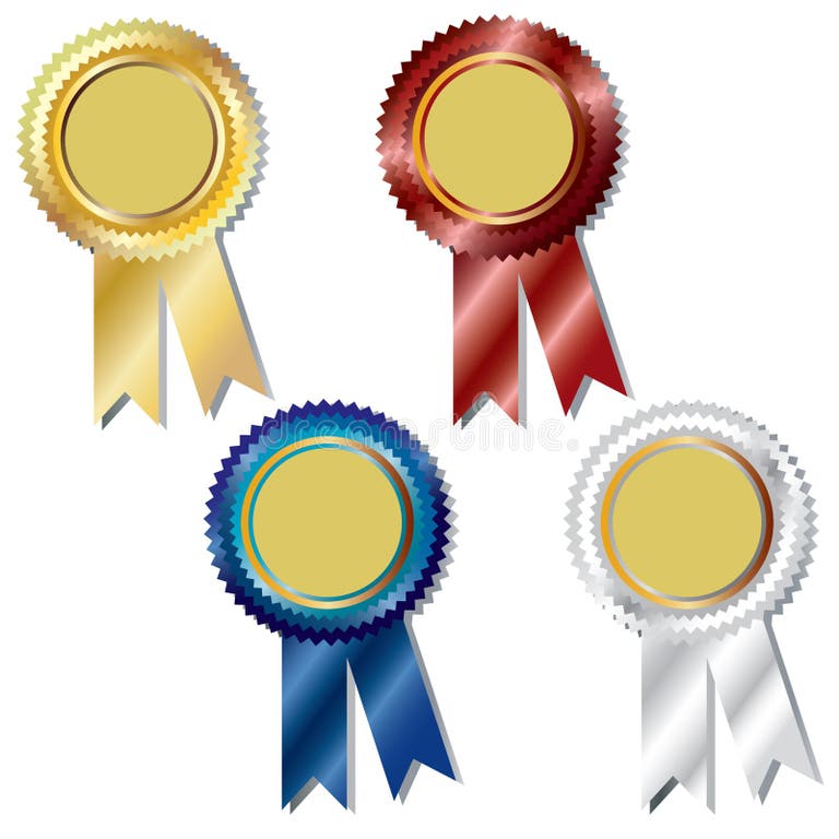 Award Ribbon Badges Stock Illustrations – 4,985 Award Ribbon Badges ...