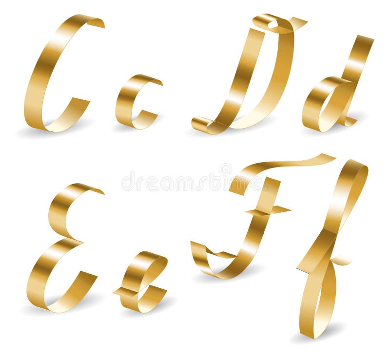 Ribbon font stock vector. Illustration of elegant, lowercase - 141279025