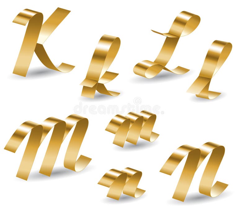 Ribbon Styled Font Stock Illustrations – 128 Ribbon Styled Font Stock ...