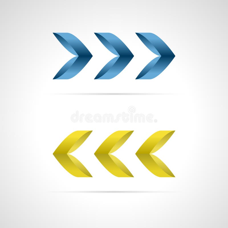 Ribbon arrow stock vector. Illustration of label, color - 29344704