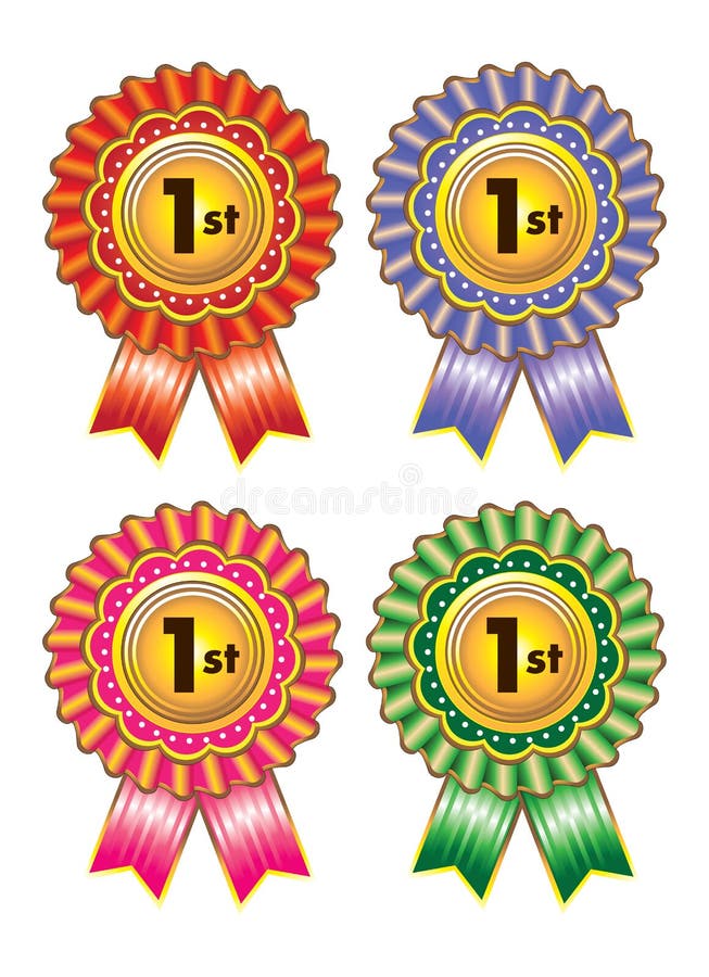 Ribbon award stock vector. Illustration of recognition - 41294728