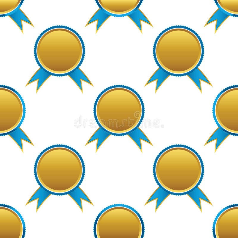 Colored Certificate Seal Pattern Stock Vector - Illustration of repeat ...