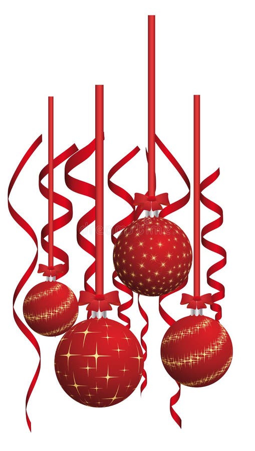 Ribbon Ball Christmas Element Stock Vector - Illustration of present ...