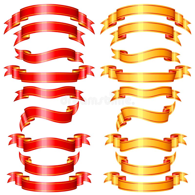 Ribbon Banner stock vector. Illustration of decoration - 24408586
