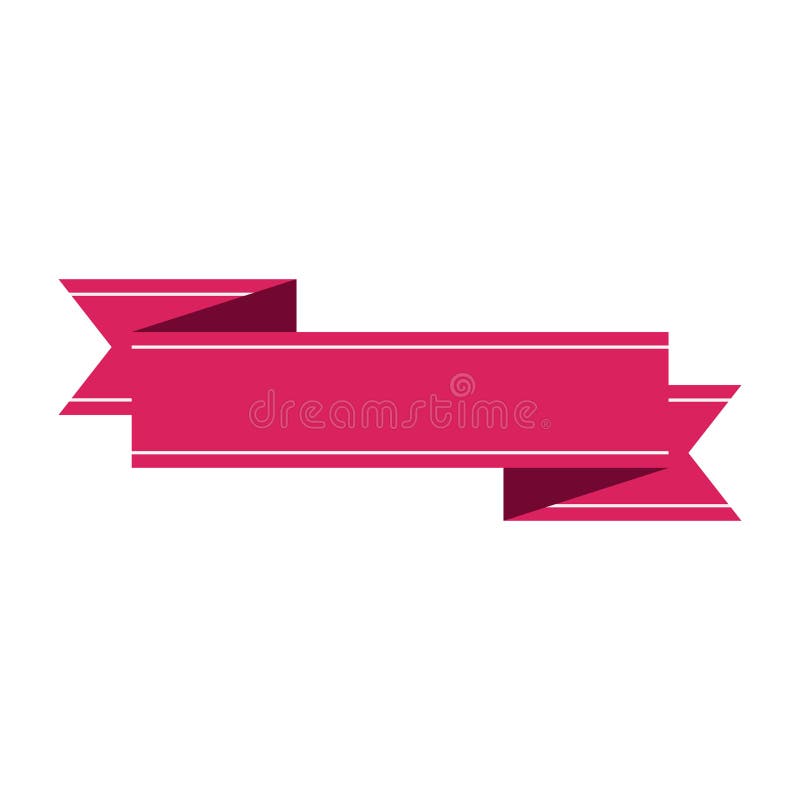 Ribbon Banner Design. Vector Illustration Decorative Design Stock ...