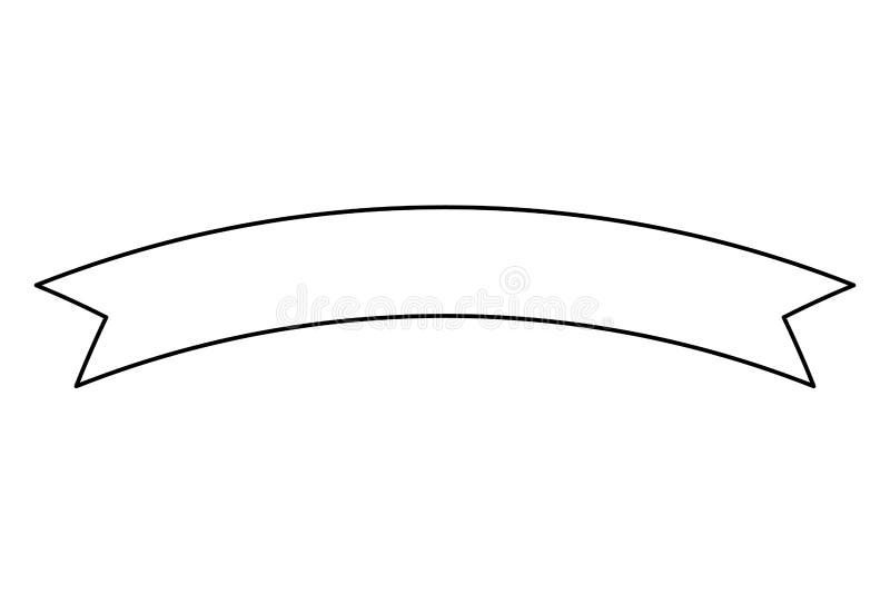 Ribbon banner icon stock illustration. Illustration of offer - 73464858