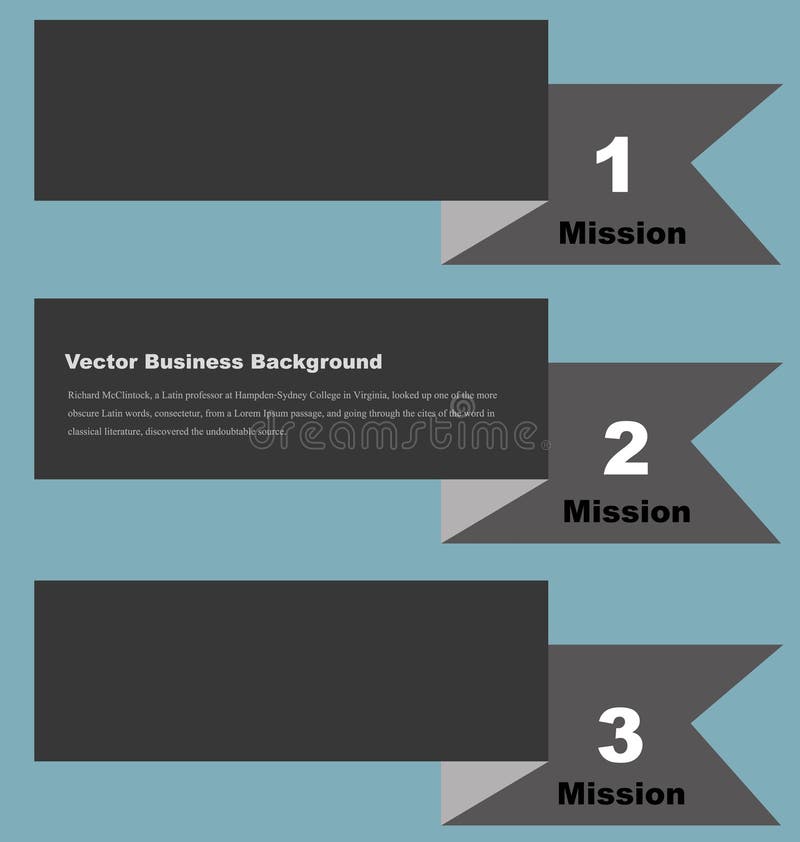 Ribbon Banner Step stock vector. Illustration of banner - 31280037