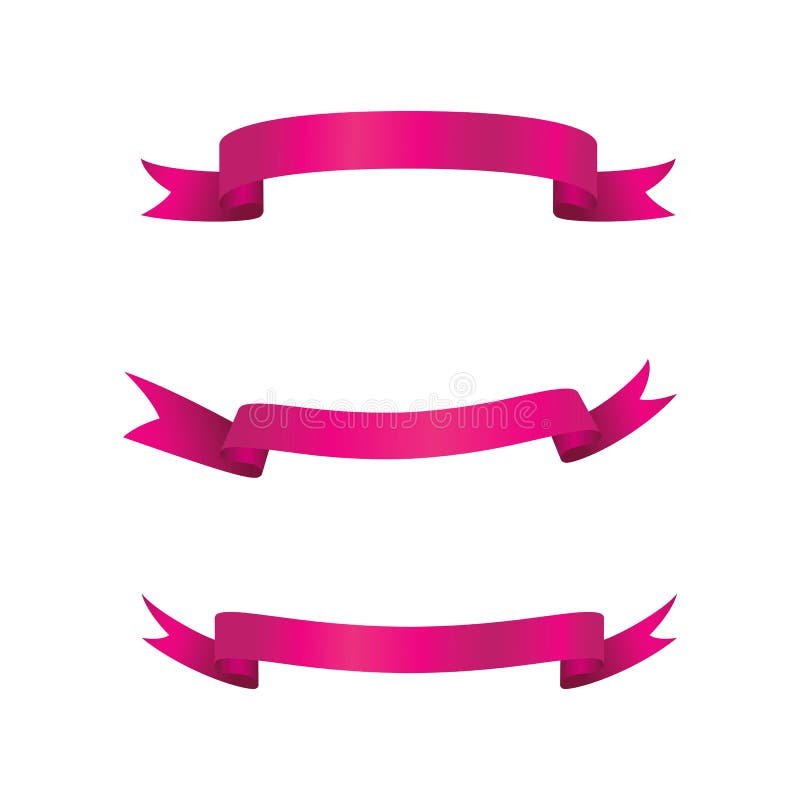 Ribbon Banner Vector Illustration Stock Illustration - Illustration of ...