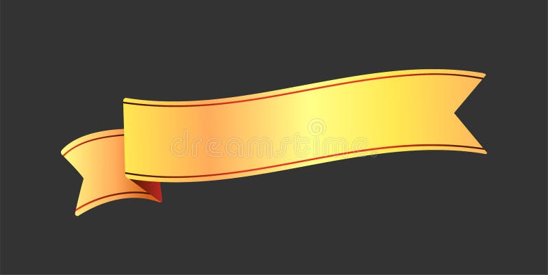 Ribbon and Gold Medal Template Illustration / Purple Stock Vector ...