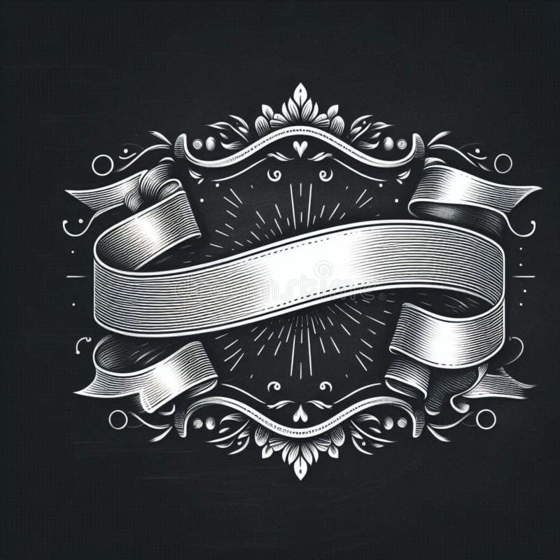 Ribbon banner stock illustration. Illustration of classical - 328688246