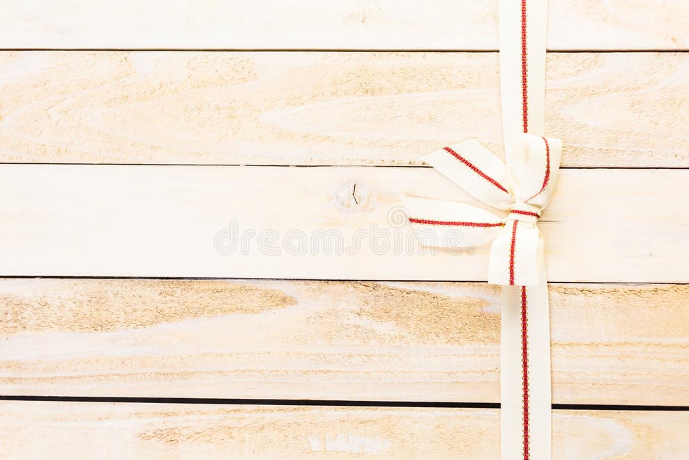 Ribbon bow stock image. Image of rustic, simle, wood - 88379203