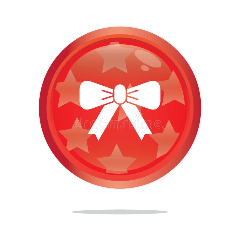 Ribbon Button. Vector Illustration Decorative Design Stock Vector ...