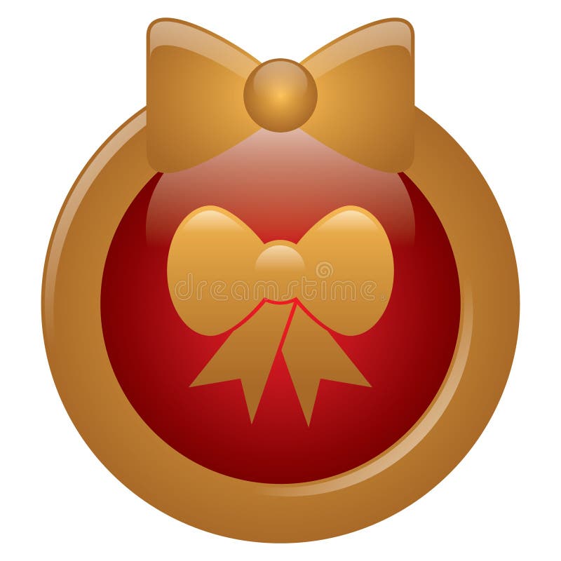 Ribbon Button. Vector Illustration Decorative Design Stock Vector ...