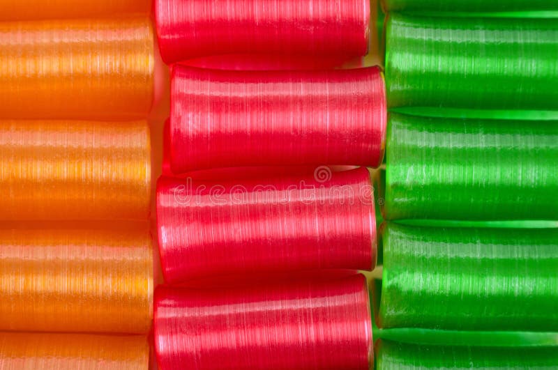 Ribbon Candy Close Up stock image. Image of macro, confection - 17814317