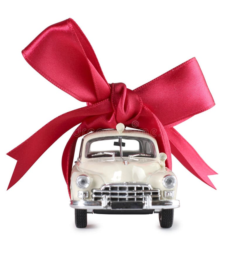 Ribbon on car stock image. Image of vehicle, auto, buying - 21402173