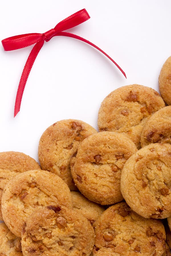 Ribbon with cookies stock photo. Image of pastry, eating - 31937512