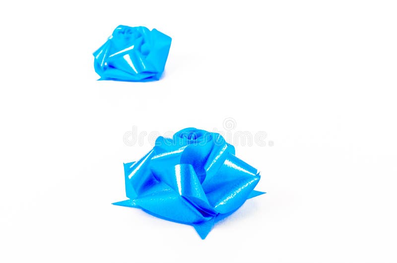 Ribbon Craft on White Background,handmade Stock Image - Image of flower ...