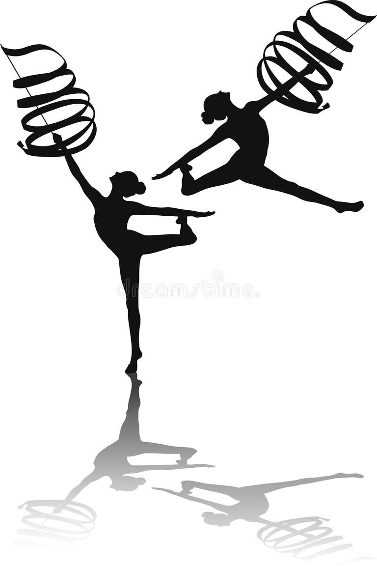 Dancer Ribbon Stock Illustrations – 2,958 Dancer Ribbon Stock ...