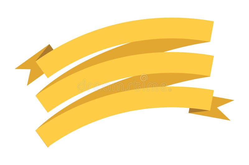 Ribbon Element. Starburst Label. Vintage. Modern Simple Ribbon Stock ...