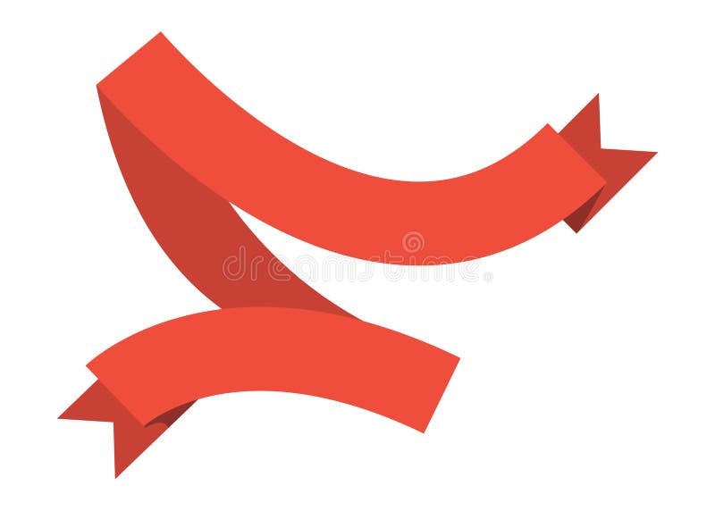 Ribbon Element. Starburst Label. Vintage. Modern Simple Ribbon Stock ...