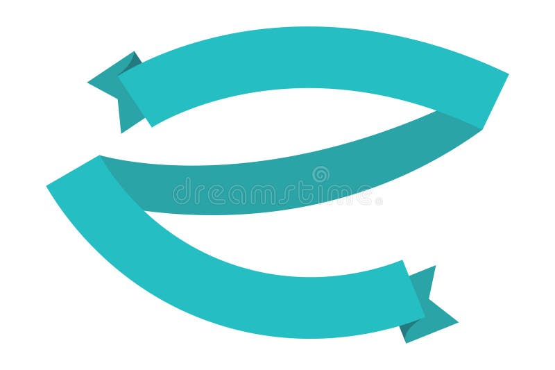 Ribbon Element. Vintage. Modern Simple Ribbon Stock Vector ...