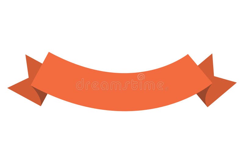 Ribbon Element. Vintage. Modern Simple Ribbon Stock Illustration ...