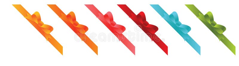 Ribbon elements stock vector. Illustration of modern - 12999799