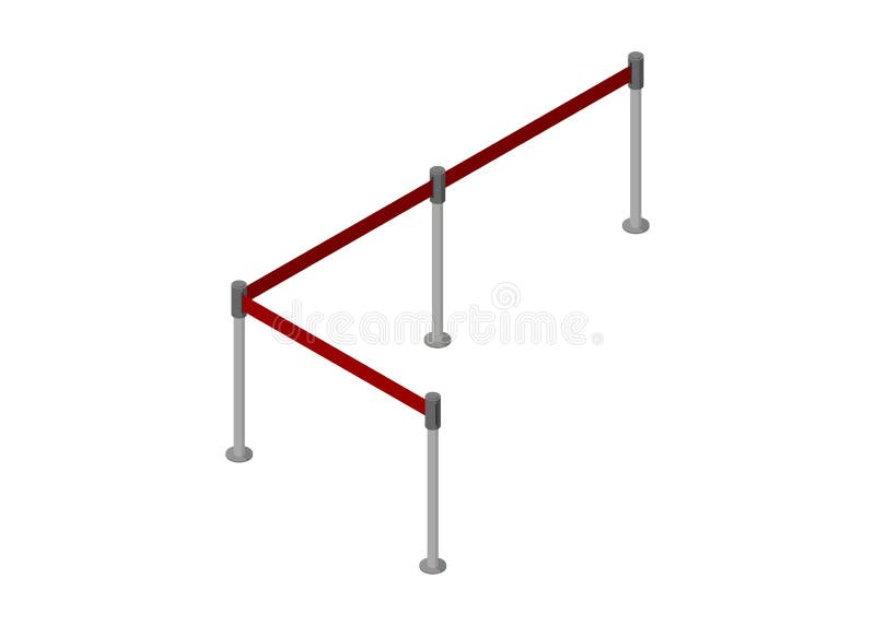 Isometric Safety Fence Stock Illustrations – 568 Isometric Safety Fence ...