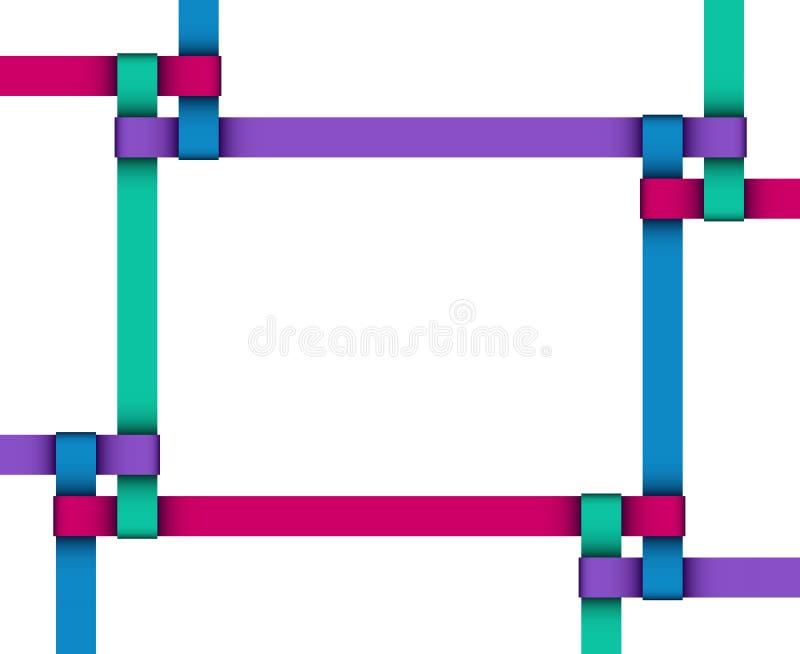 Ribbon frame stock vector. Illustration of empty, design - 25893967