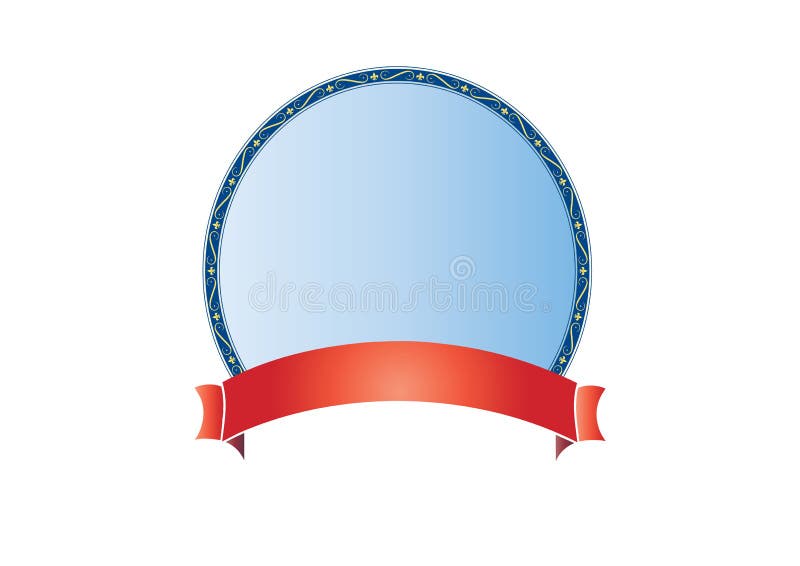 Ribbon and frame stock illustration. Illustration of foliage - 5631153
