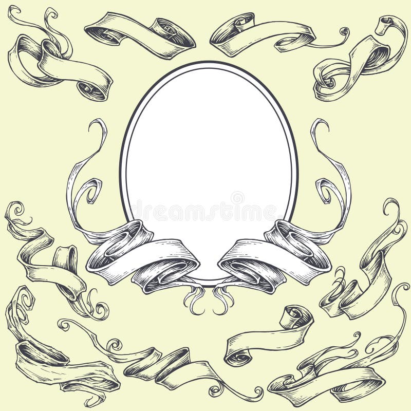 Gothic Ribbon Stock Illustrations – 4,007 Gothic Ribbon Stock ...