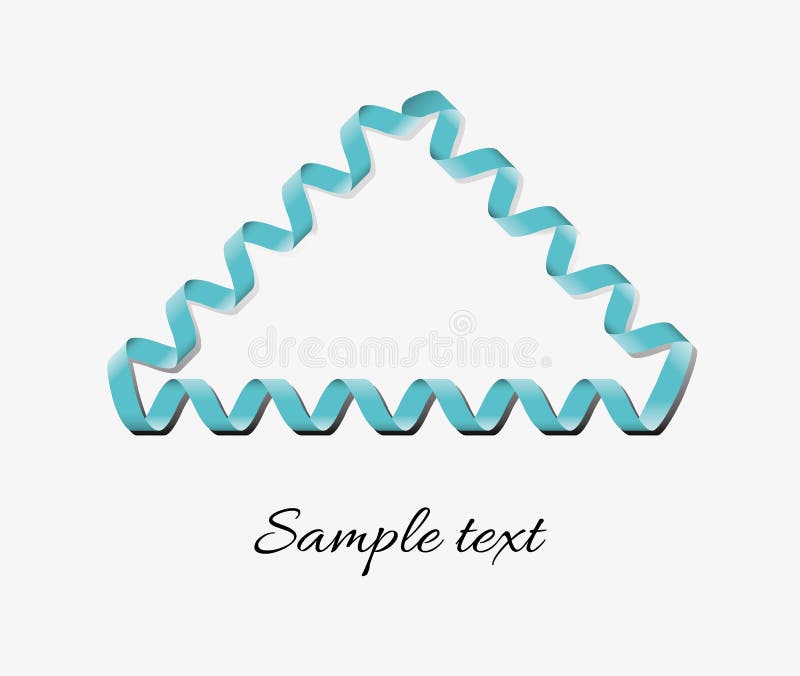 Ribbon frame with text stock illustration. Illustration of christmas ...