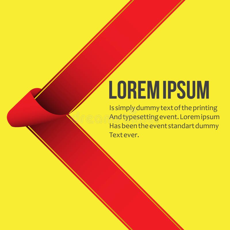 Ribbon Frame Vector Template Design Illustration Stock Vector ...