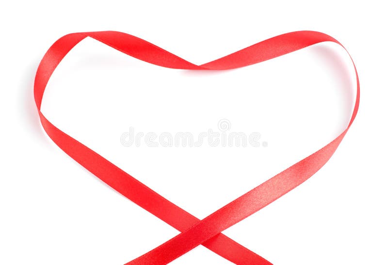 Ribbon heart stock photo. Image of feelings, ribbon, macro - 18289646