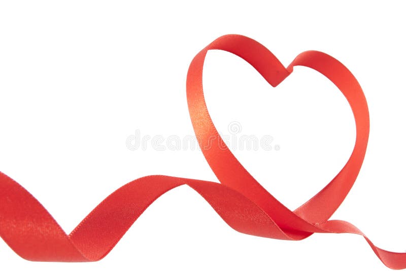 Ribbon heart shape stock photo. Image of colorfull, ornament - 17811734