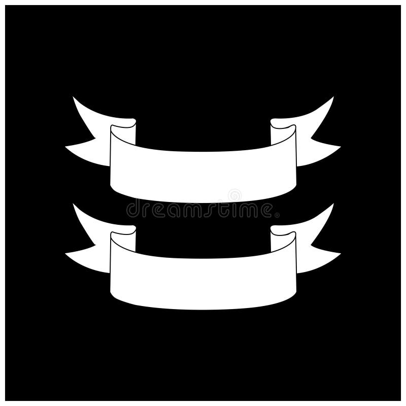 Ribbon icon simple design stock vector. Illustration of logo - 334753714