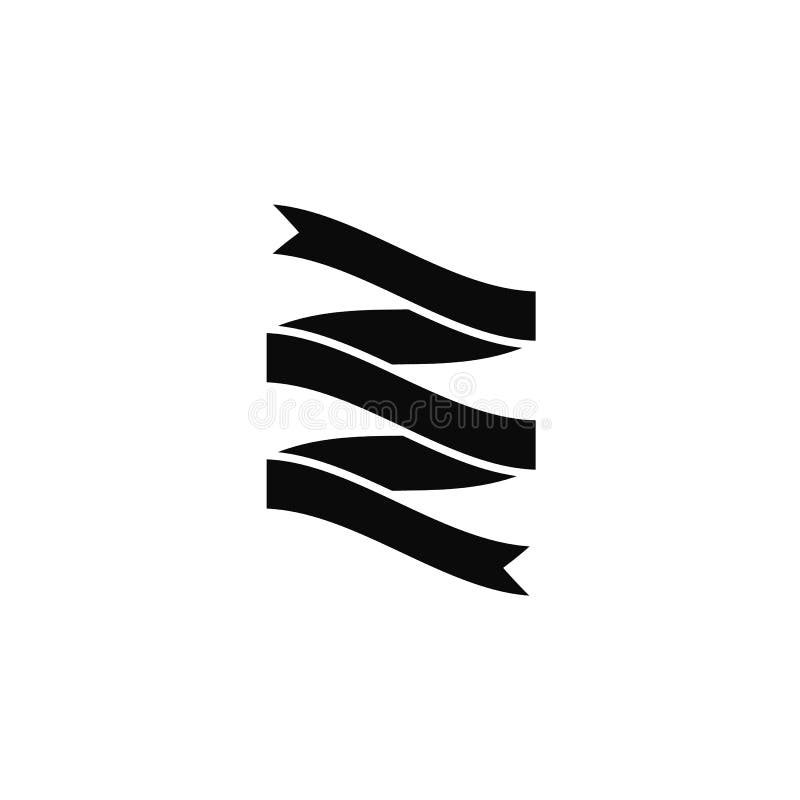 Ribbon Icon. Simple Glyph, Flat Vector of Ribbon Icons for UI and UX ...