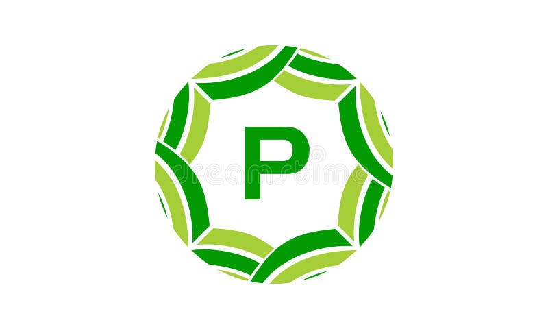 Ribbon Infinite Initial P stock vector. Illustration of isolated ...