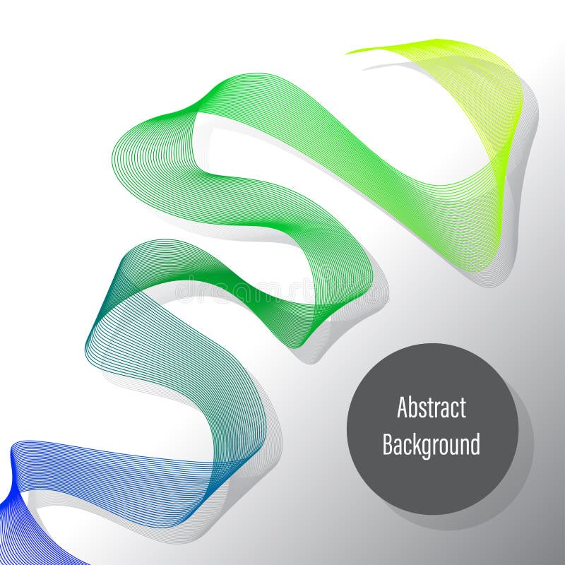 Ribbon Line Abstract Background Stock Vector - Illustration of abstract ...