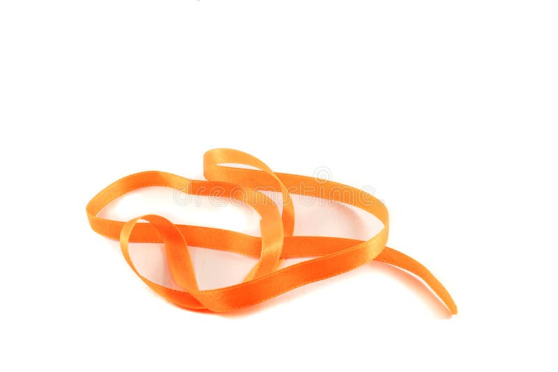 Ribbon orange stock photo. Image of gift, decoration - 50588724