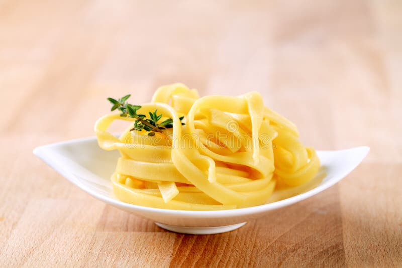 Ribbon pasta stock photo. Image of cooked, dish, metal - 24682418