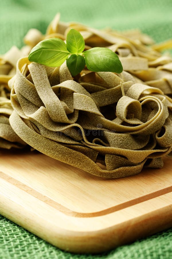 Ribbon pasta stock photo. Image of herb, pasta, meal, spaghetti - 8219876