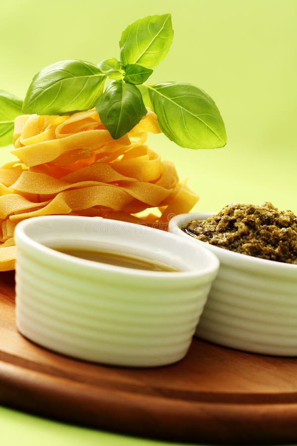 Ribbon pasta stock photo. Image of flour, herb, noodles - 8219856