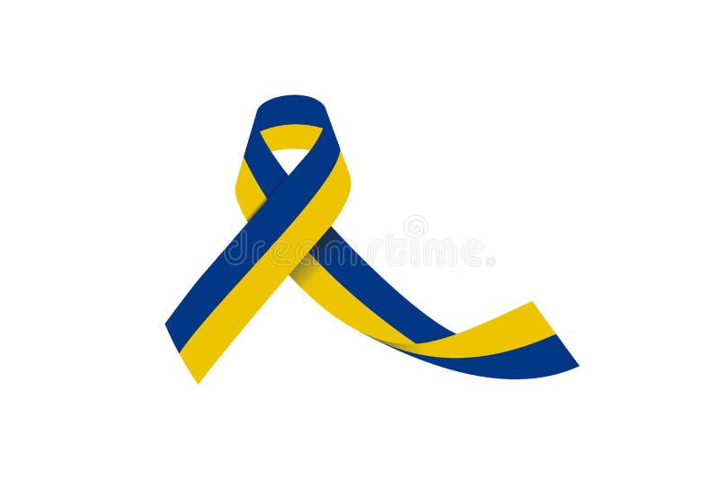 Ribbon with Peace Symbol Concept Stock Photo - Image of ribbon, symbol ...